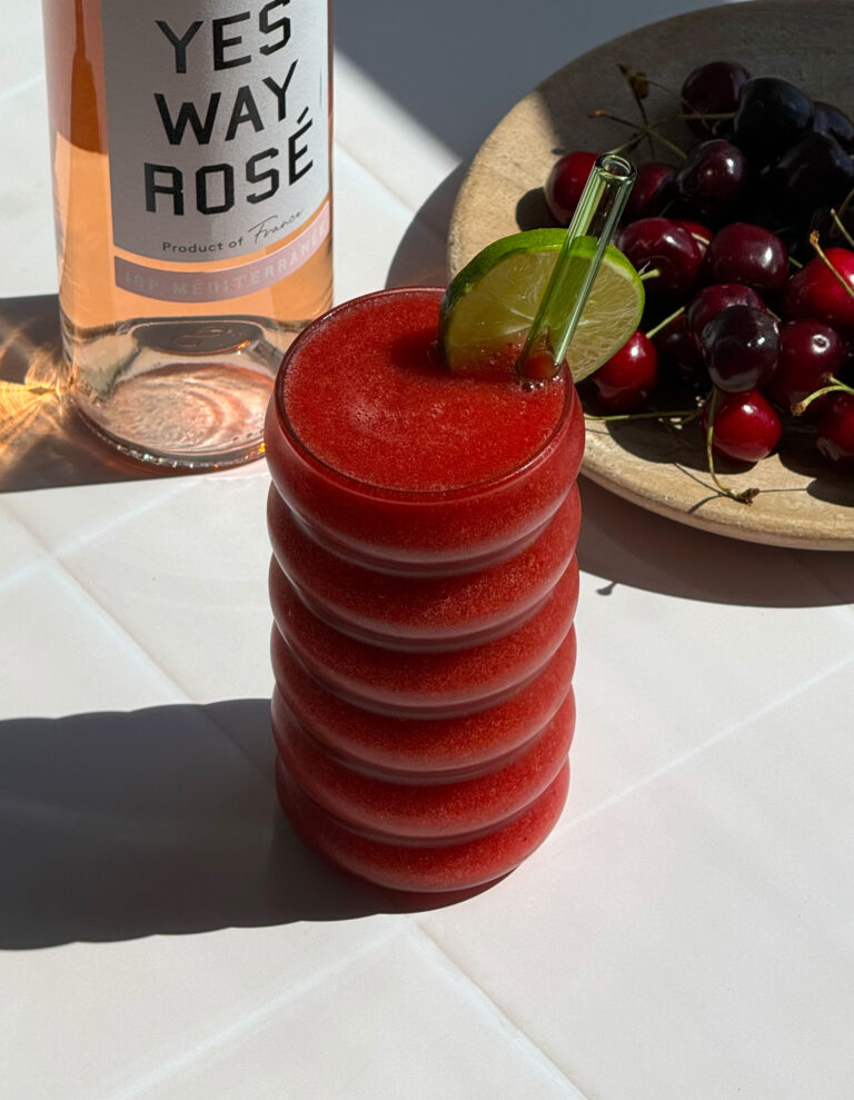 Cherry Limeade Frosé | Yes Way Rosé