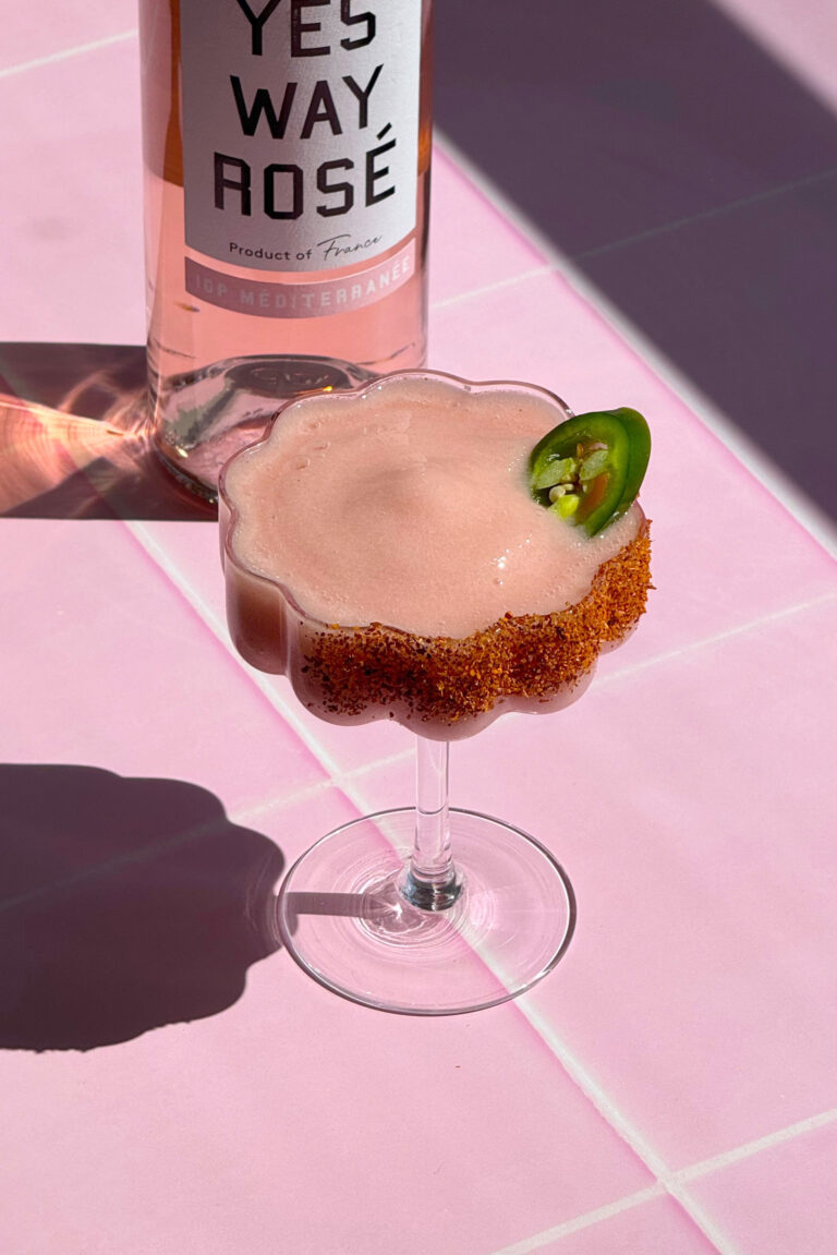 Spicy Strawberry Frosé | Yes Way Rosé